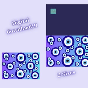 DIGITAL DOWNLOADABLE Evil Eye Blue - Etsy