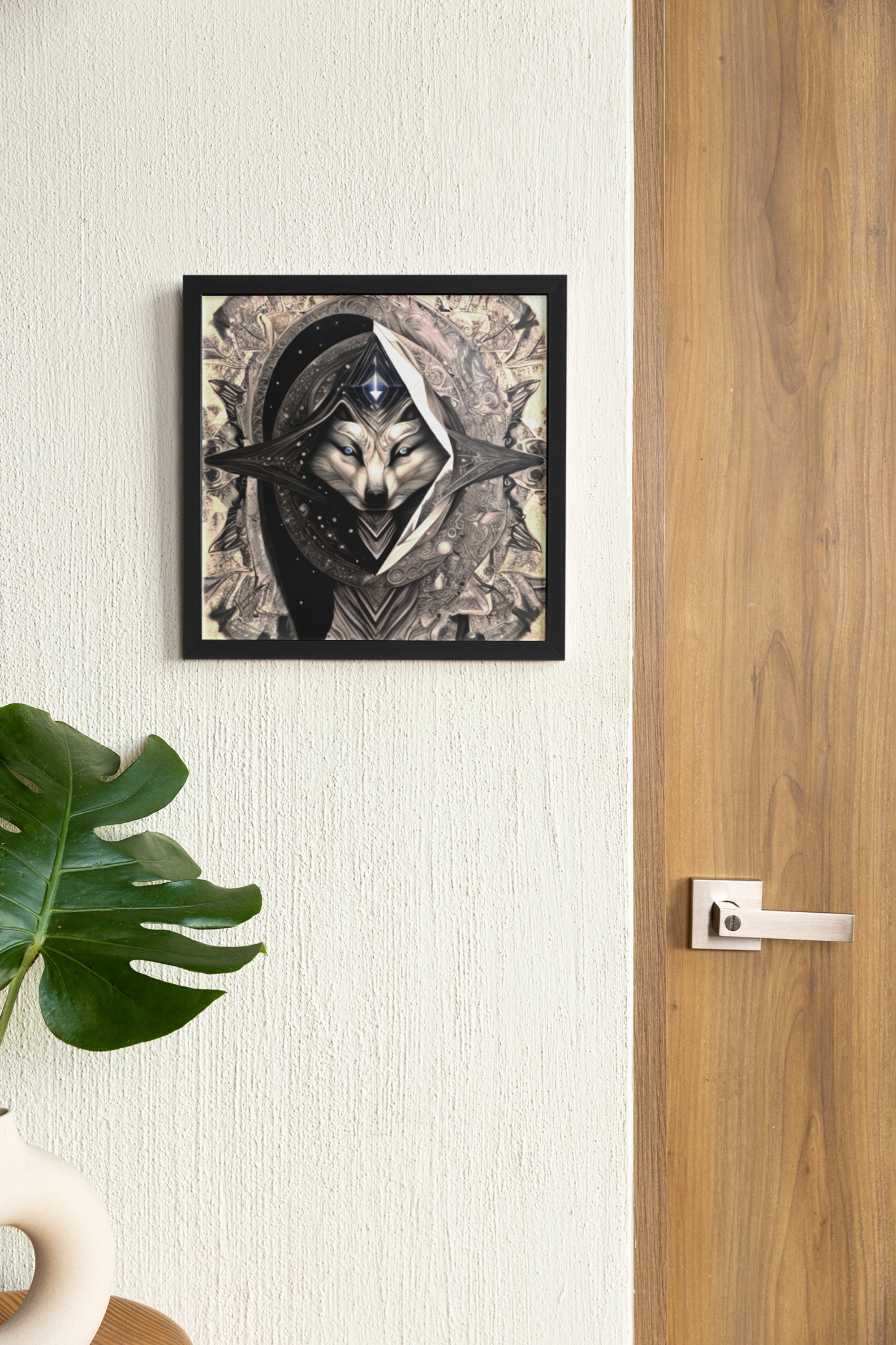 The Wolf in the Frame - Etsy