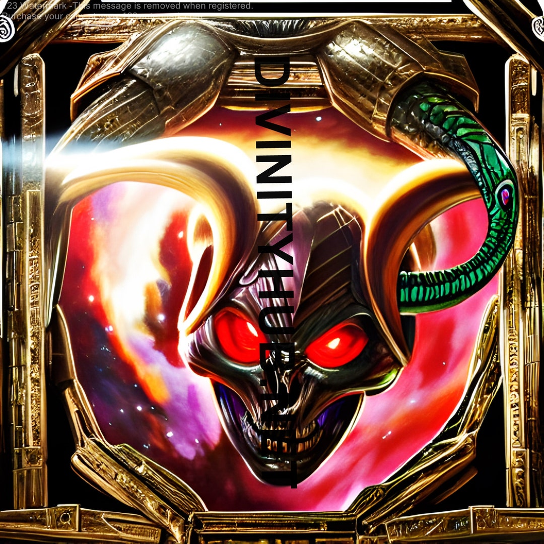 The Infernal Skull - Etsy