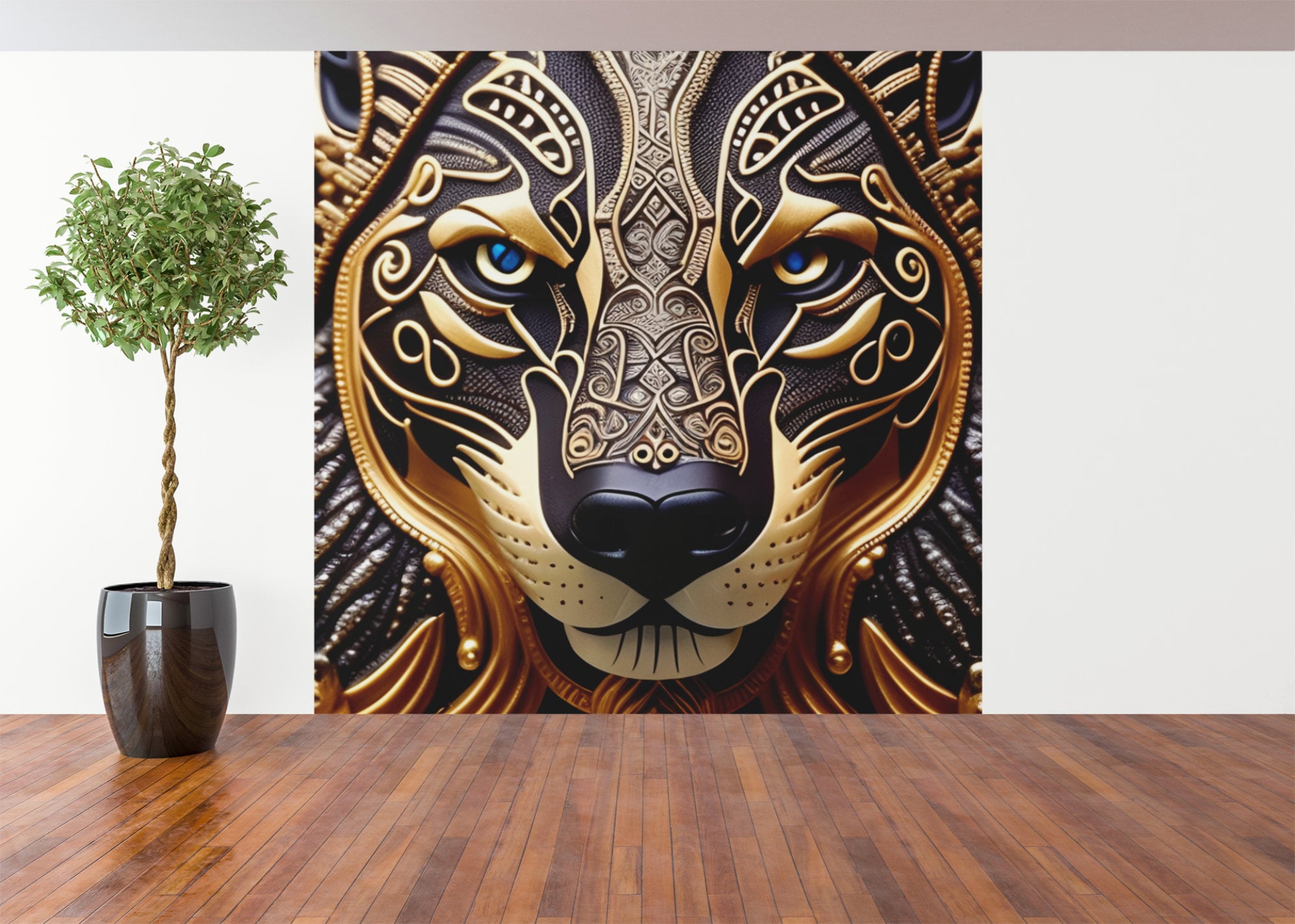 Infinite Lion, Digital Download, Home Decor, Printable - Etsy