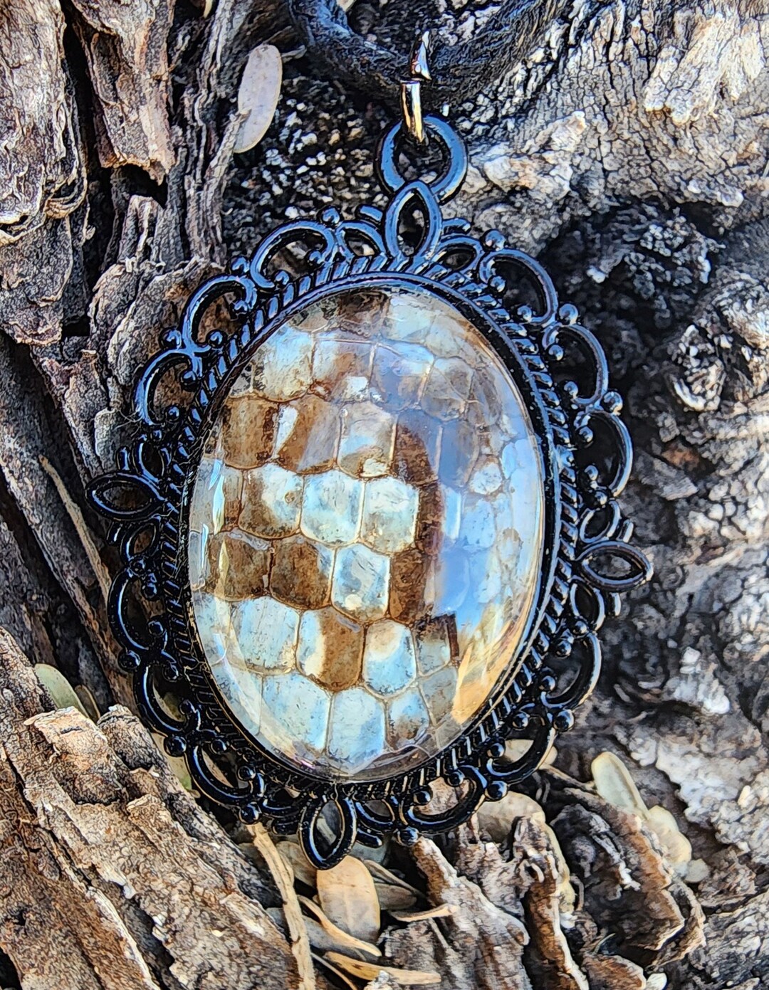 Lizard Shed Necklace - Etsy