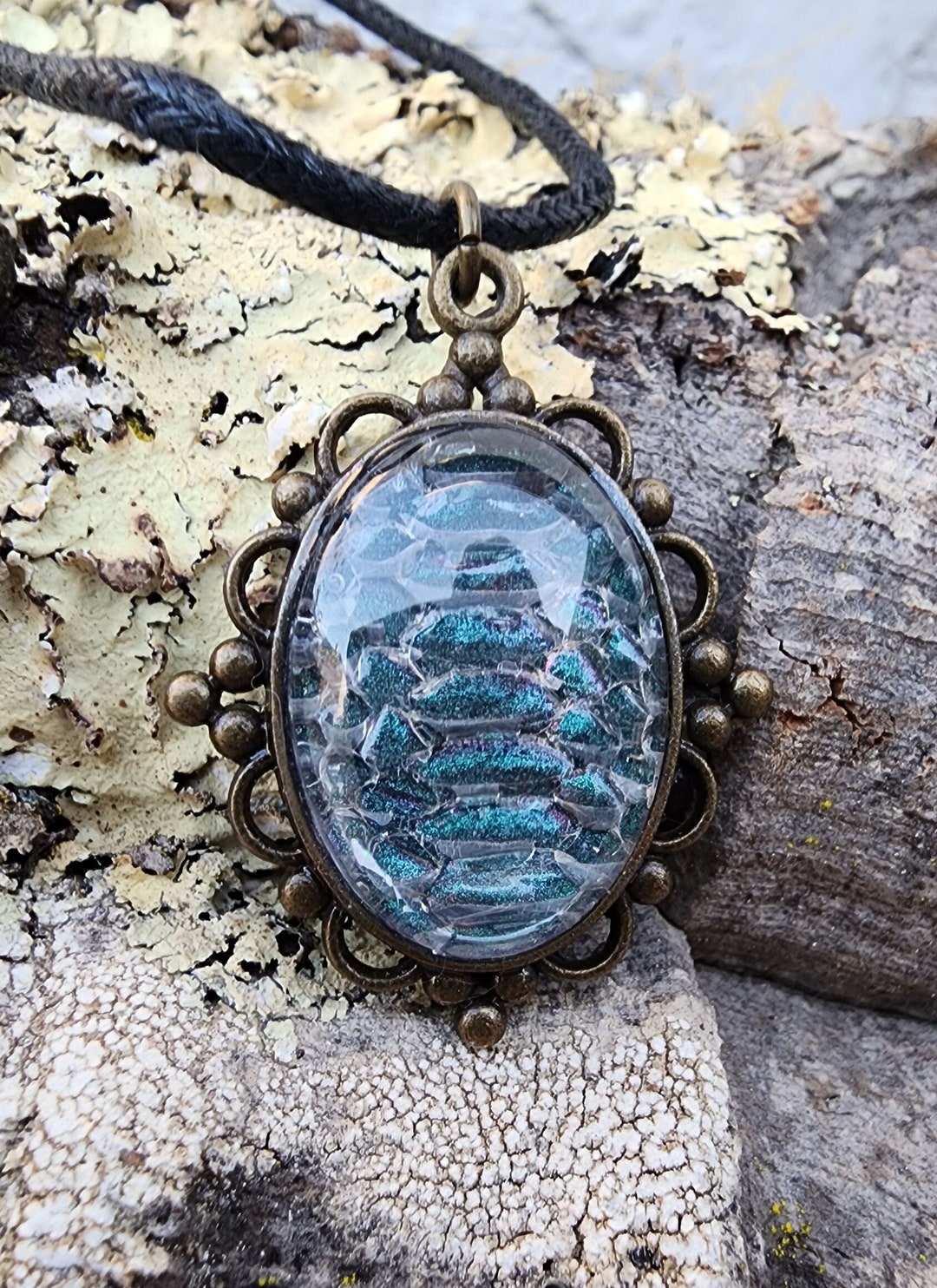 Snake Shed Necklace - Etsy