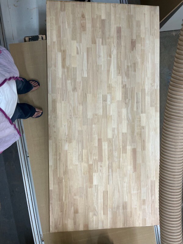 3/4" Solid Wood Rubber Butcher Block for RV Cabinet, Counter Top - Etsy