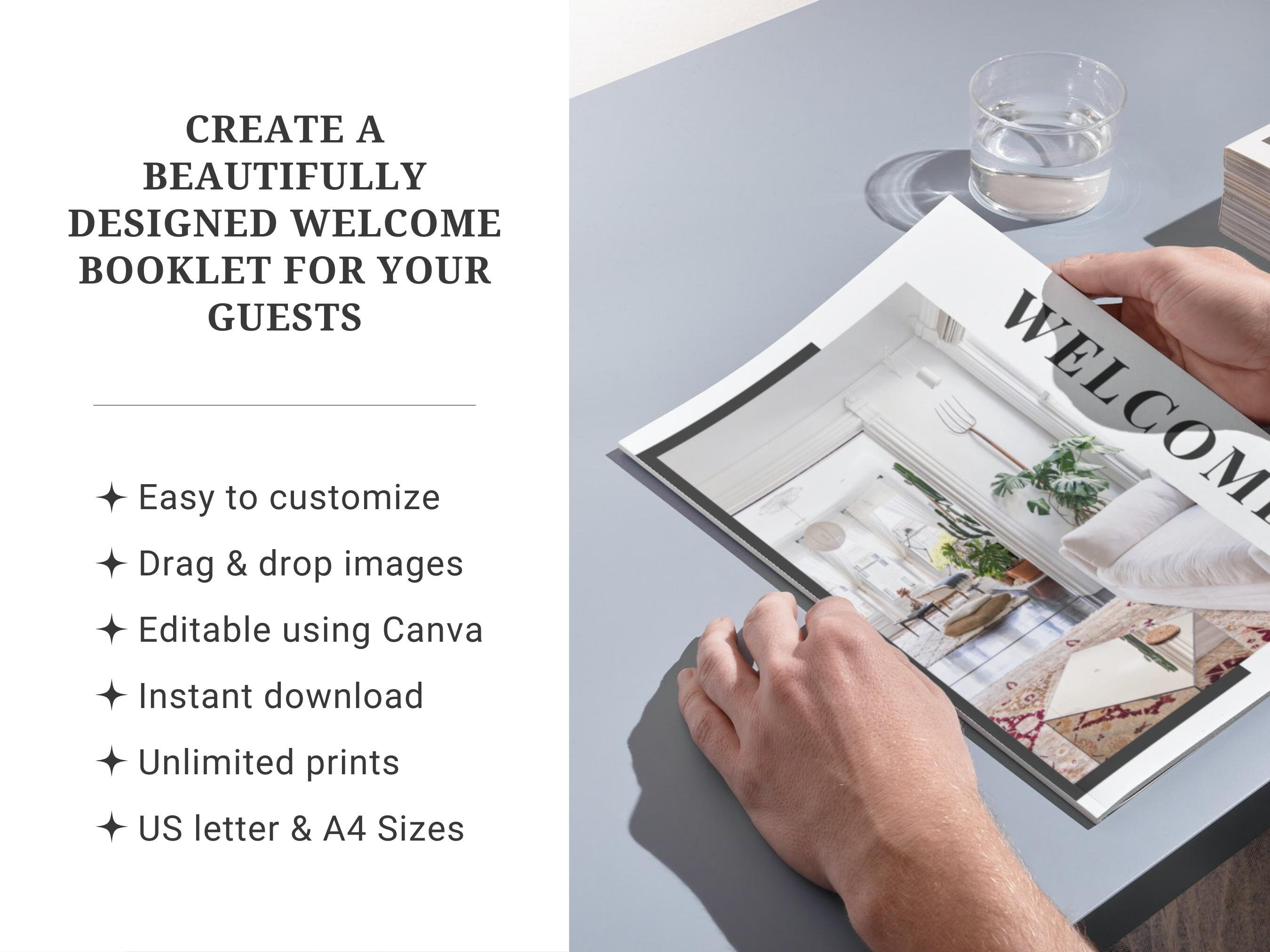 Airbnb Welcome Book Template Printable Airbnb Guidebook - Etsy