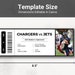 Editable Sports Ticket Template, DIY Sporting Ticket, Custom Sports ...