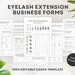 Digital Lash Chart Guide, Printable Lash Poster, Eyelash Extension ...