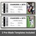 Editable Sports Ticket Template, DIY Sporting Ticket, Custom Sports ...