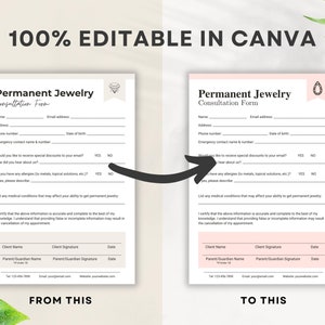 Editable Permanent Jewelry Business Starter Kit Permanent Jewelry ...