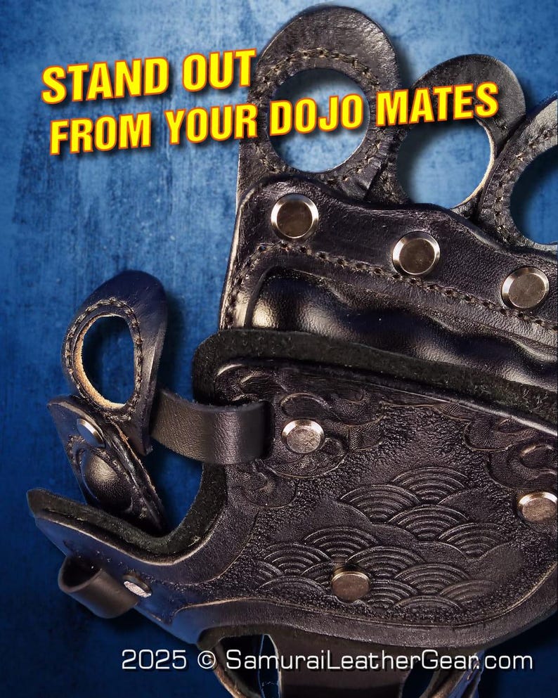 Samurai Style Black LEATHER Functional Gauntlets --- Armor, Larp ...