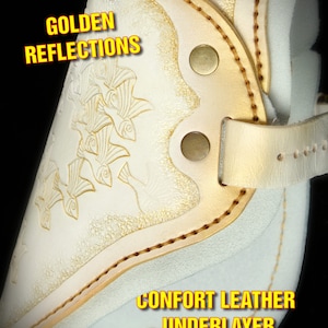 Truly UNIQUE Samurai Style White LEATHER Gauntlets Samurai Gauntlets ...