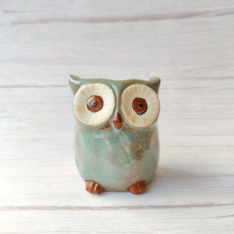 Pottery Owl - Etsy
