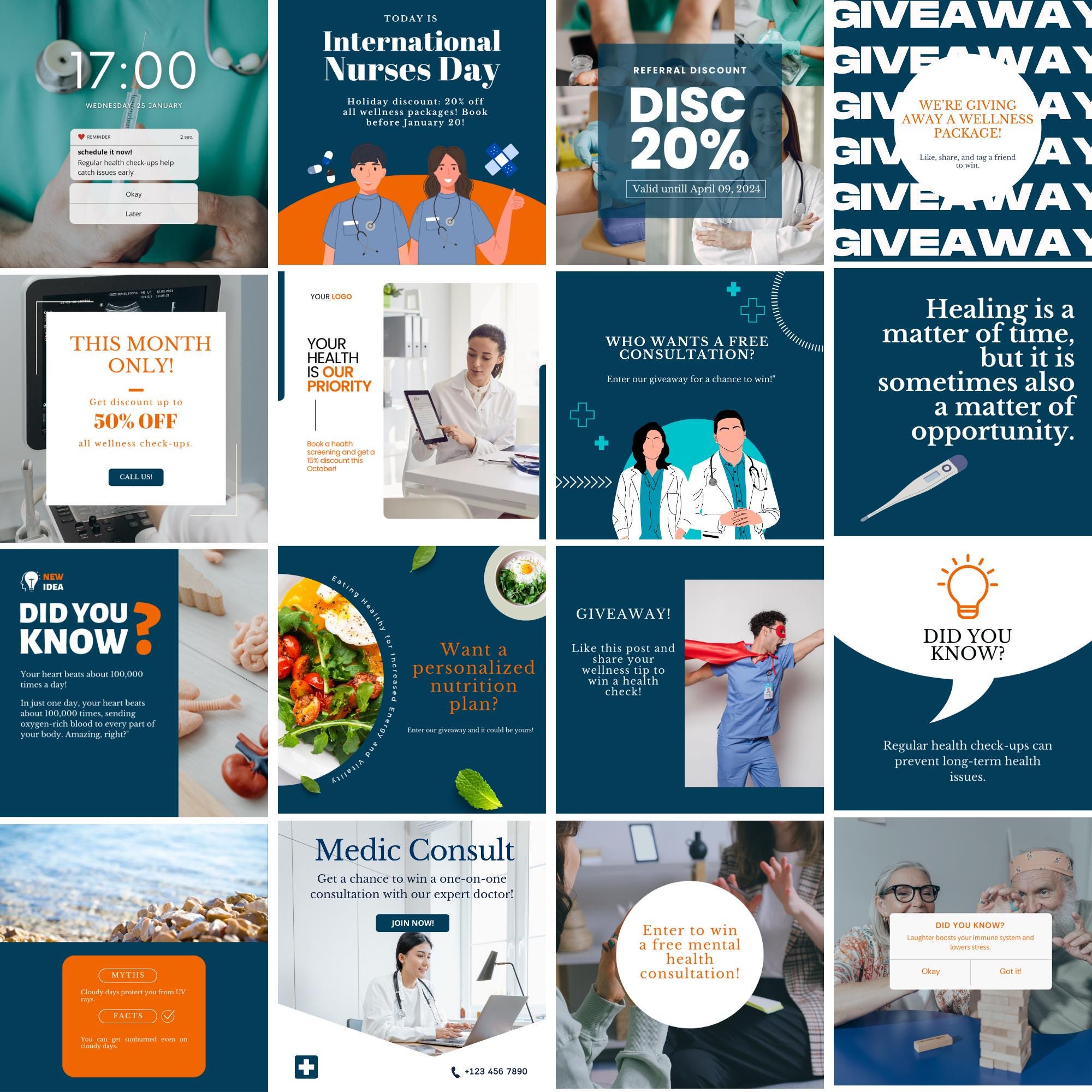 Medical Canva Templates, Healthcare Content, Hospital Medicine ...