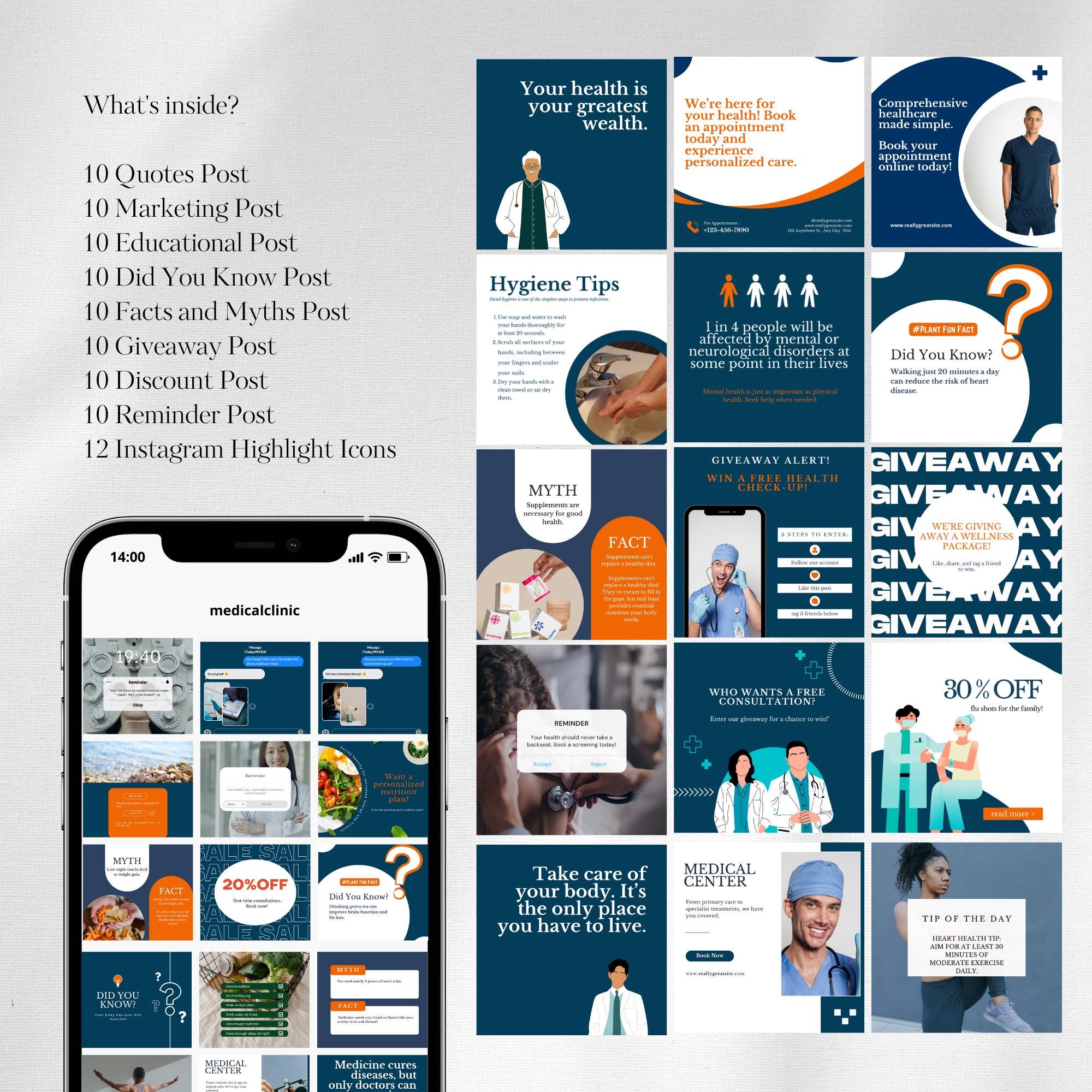 Medical Canva Templates, Healthcare Content, Hospital Medicine ...
