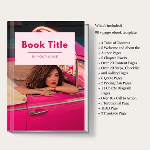 Pink Ebook Template Canva Coaching Guide Book Canva Template Lead ...