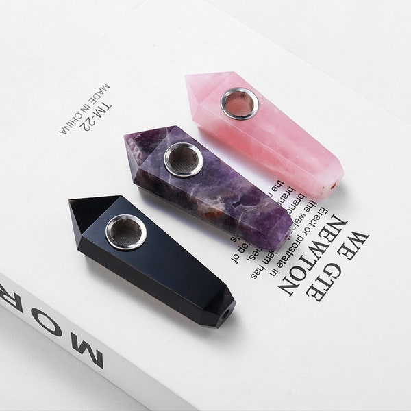 Crystal Smoking Pipe - Etsy