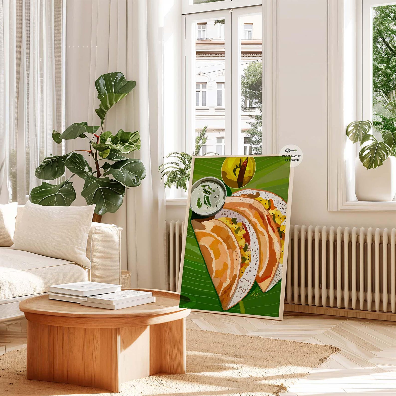 Masala Dosa Indian Kitchen Art Print, Instant Download, South Indian ...