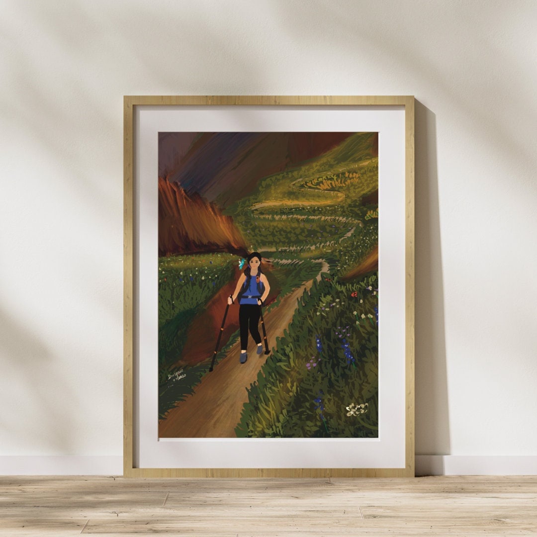 Hiking and Backpacking in the Wilderness, Printable Art, Download Print ...