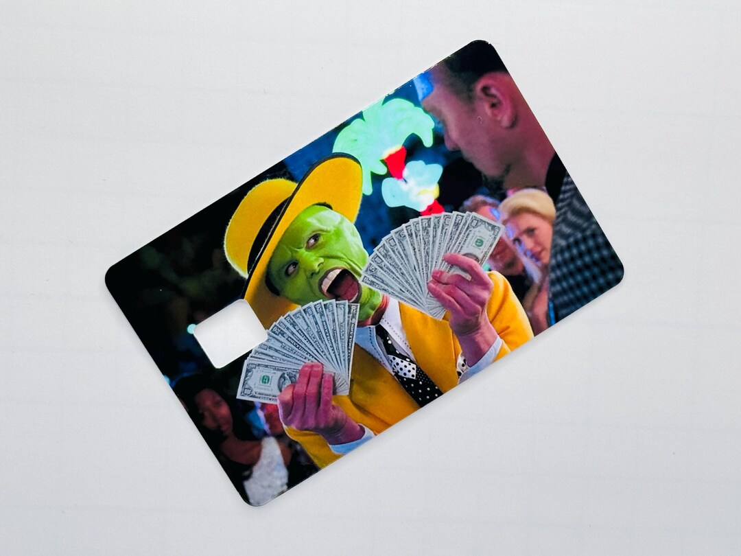Jim Carry the Mask | Debit Card Sticker Cover - Etsy