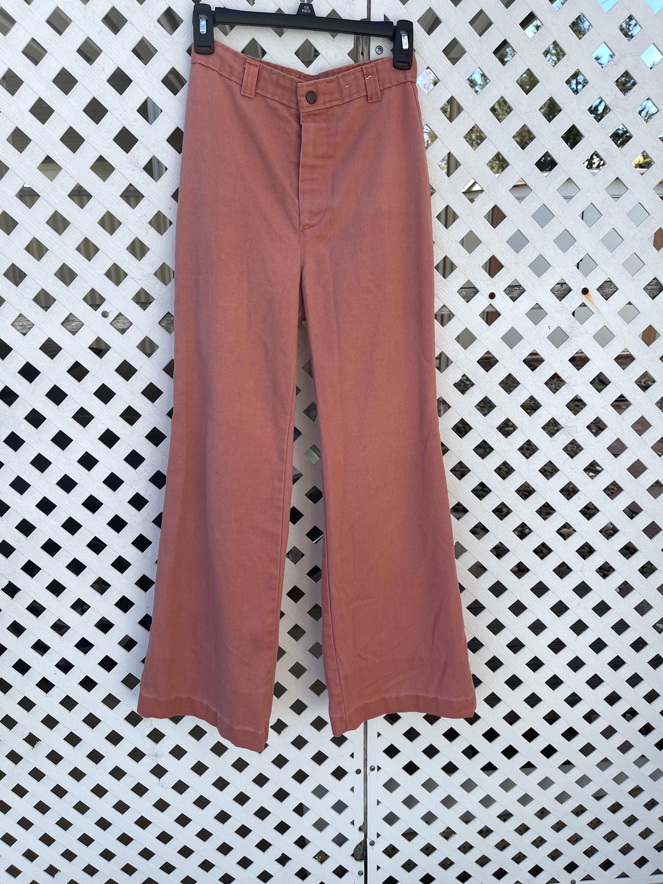 Gorgeous Peachy Color 1970's Rare Dittos Saddleback Pants in Excellent ...