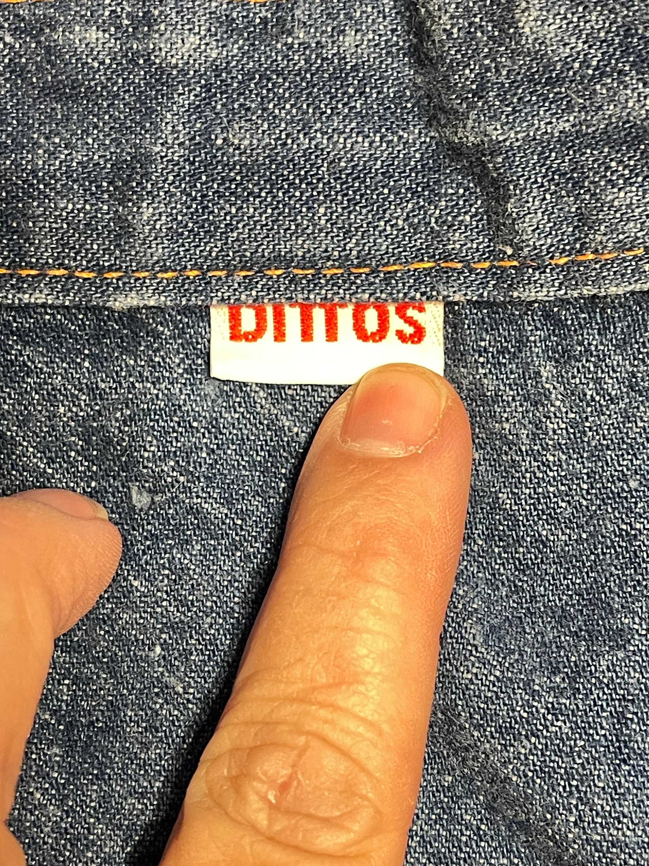 Gorgeous Extremely Rare 1970’s Original Ditto’s Saddle Back Jean Shorts ...