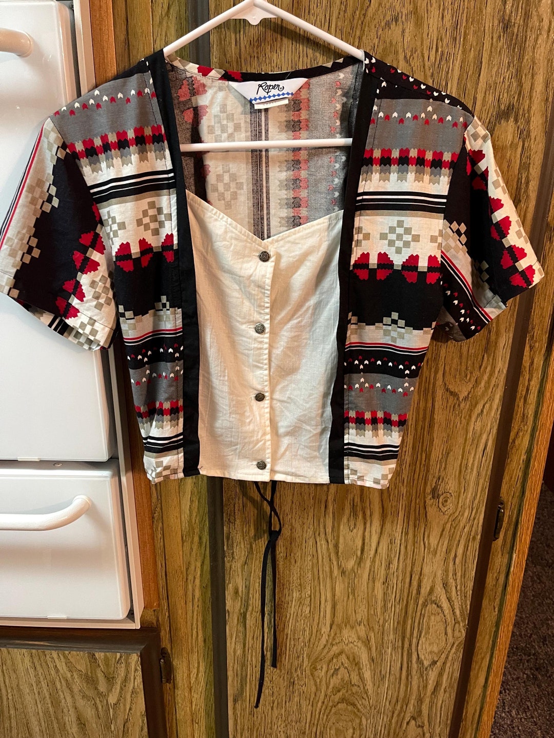 Beautiful Vintage Roper Western Womens Shirt With Gorgeous Back Details ...