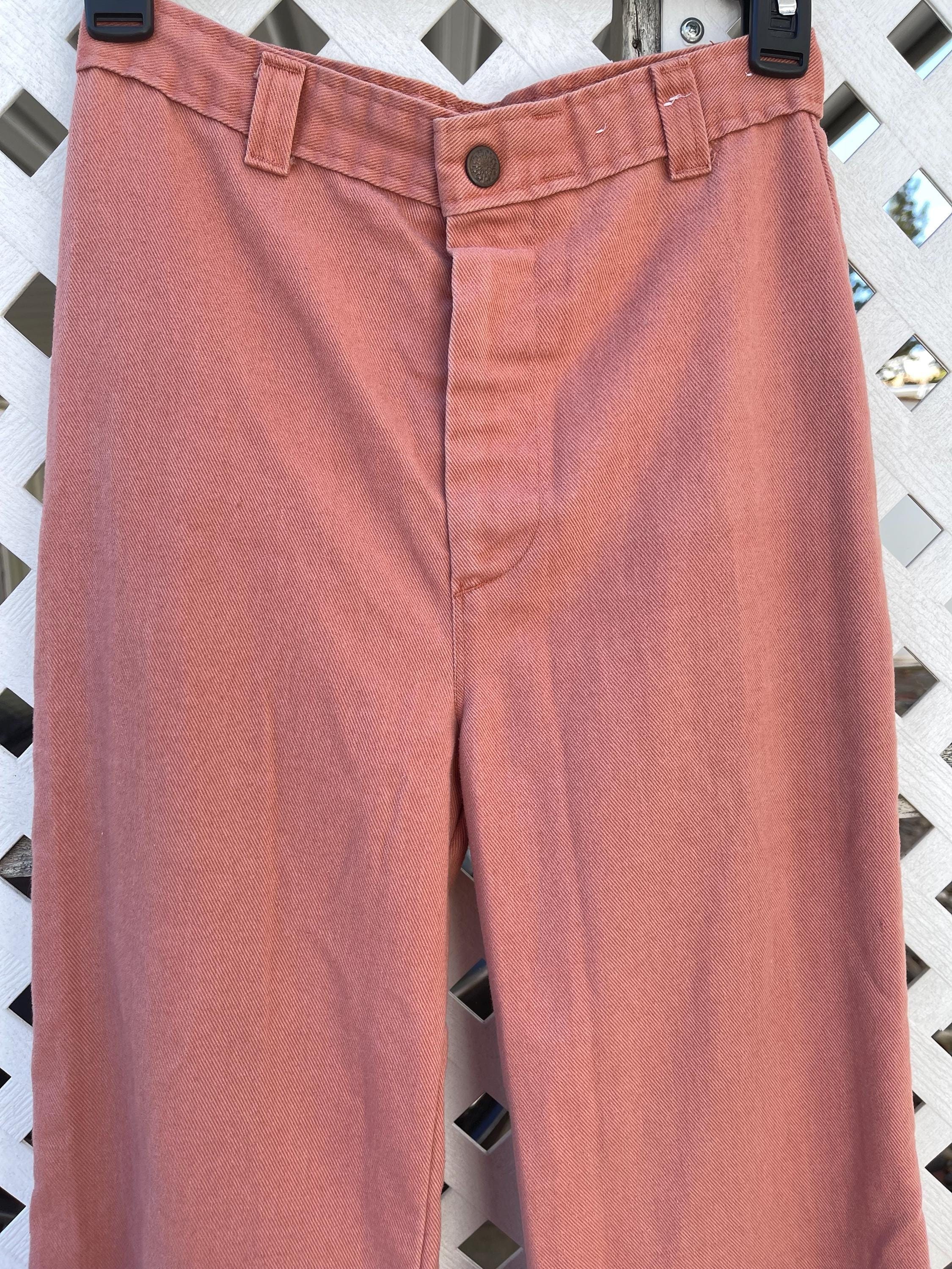 Gorgeous Peachy Color 1970's Rare Dittos Saddleback Pants in Excellent ...