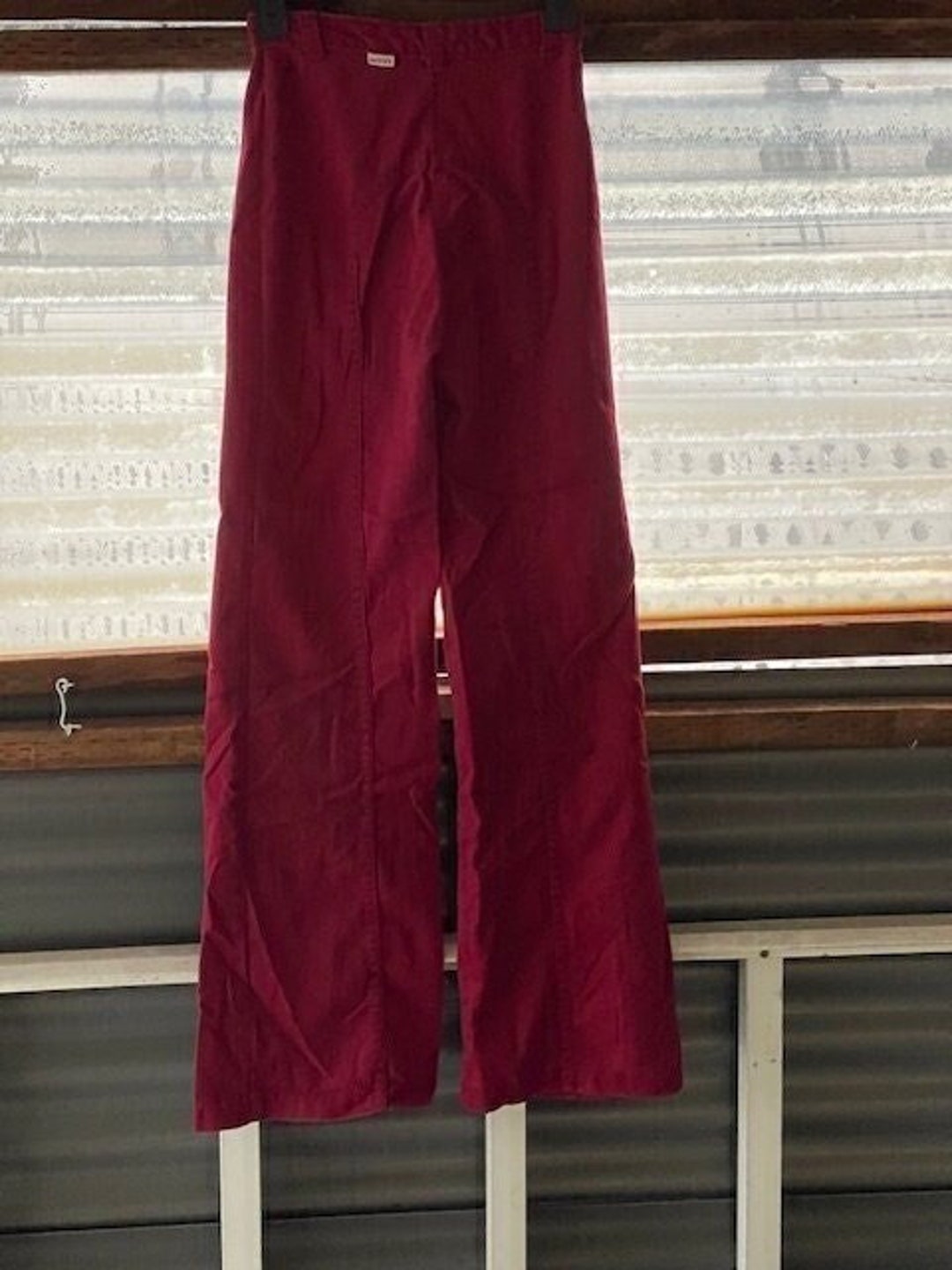 Gorgeous Burgundy 1970's Rare Dittos Saddleback Pants in Excellent ...
