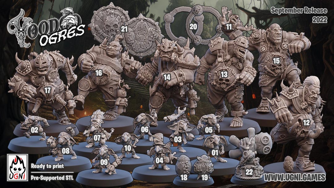 UGNI Voodoo Ogres Fantasy Football Team - Etsy