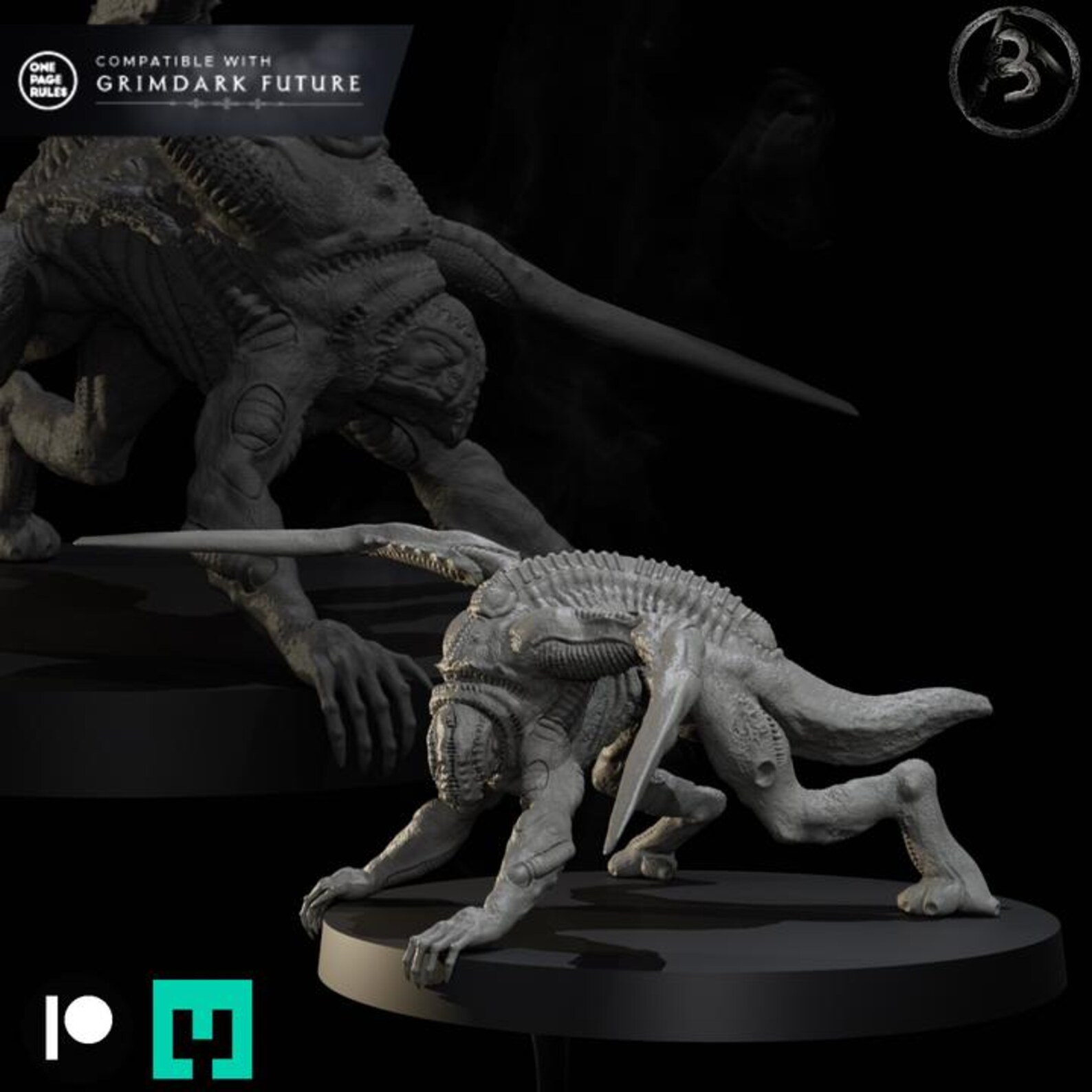 Bluart Thesecond Scourge Alpha - Etsy