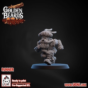 UGNI Dwarf Fantasy Football Team - "the Golden Beards" - Etsy