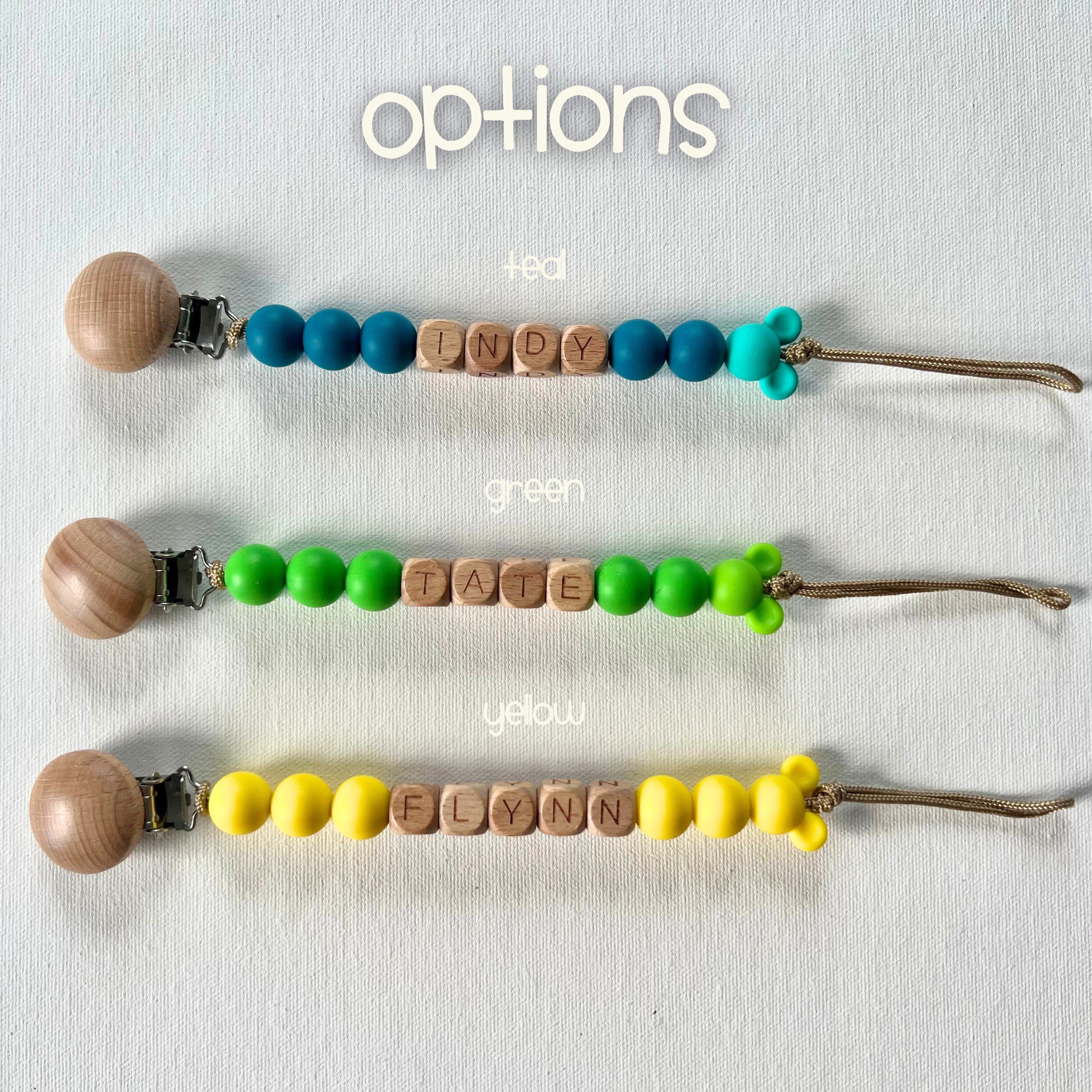 Customizable Mouse Ears Pacifier Clip Custom Baby Pacifier Clip ...