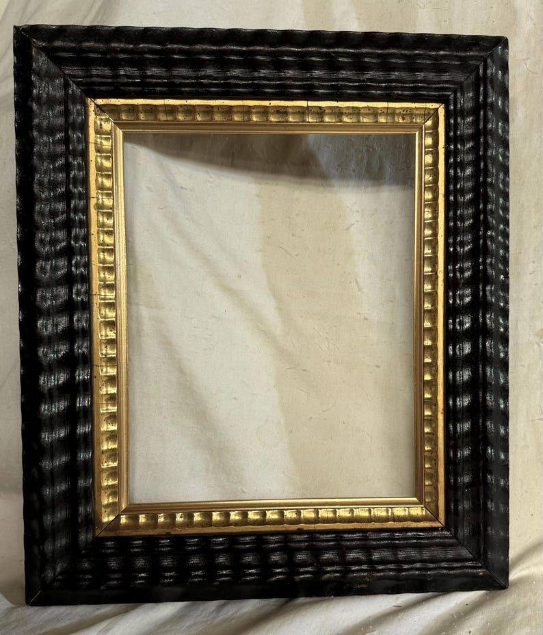 Transitional Dark Brown and Gold Frame 10 X 14 Opening - Etsy