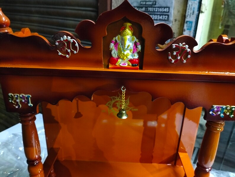 ORANGE Mandir Machine Finished - Etsy Australia