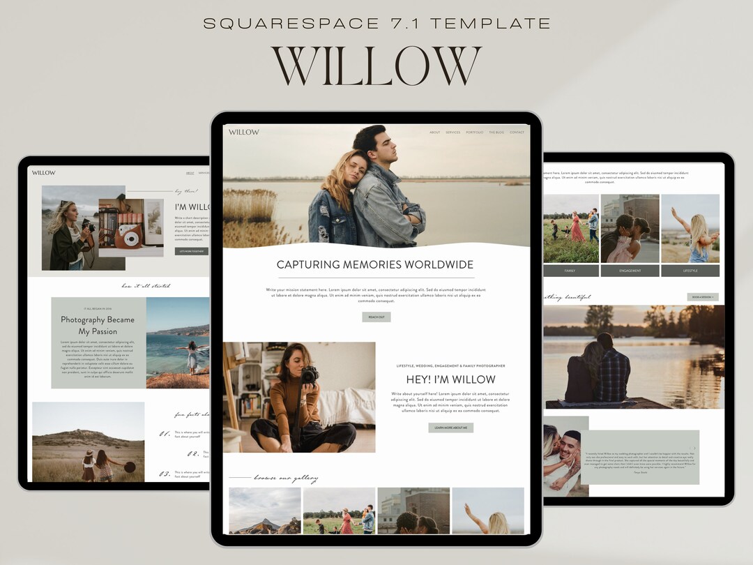 Squarespace Photography Website Template Squarespace 7.1 Template ...
