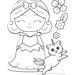 30 Little Princess Coloring Pages, Kids Coloring Book, Instant PDF ...
