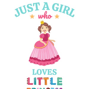 30 Little Princess Coloring Pages, Kids Coloring Book, Instant PDF ...