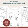 PRINTABLE Dairy Cow External Anatomy - Level 1 - Etsy UK