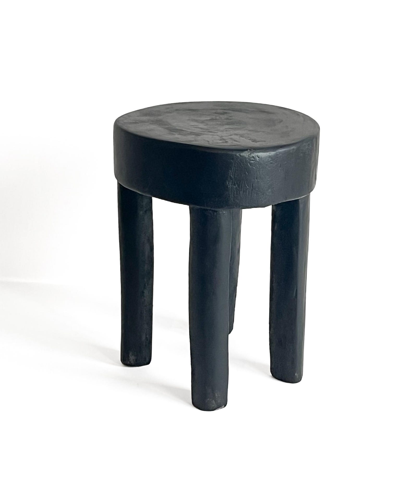 Lobi Wooden Stool M3 'black Edition' - Etsy