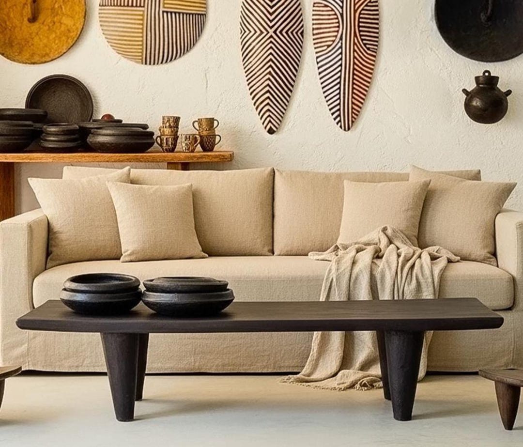 Large Senoufo Coffee Table (2 Meters | 1.8 Meters) | Very Large Format ...