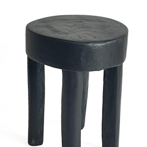 Lobi Wooden Stool M3 'black Edition' - Etsy