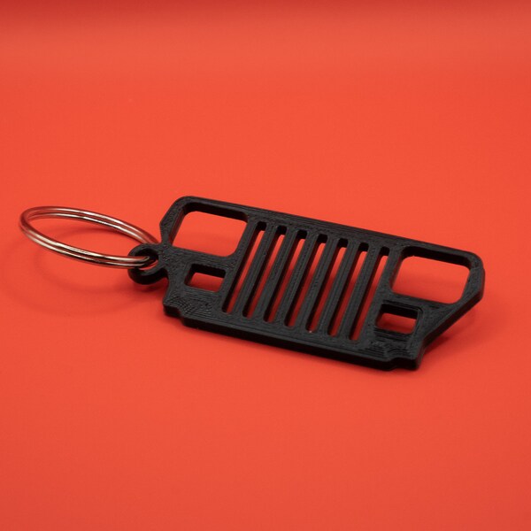 Jeep Wrangler Grill Keychain - Etsy