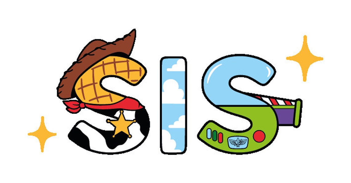 Toy Story Dad, Mom, Sis, Bro Svg, Png, Pdf, Jpg - Etsy