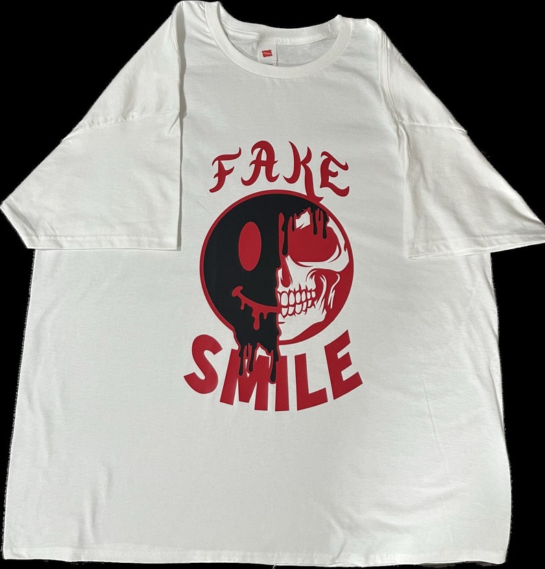 Smiley Skull Halloween Face Fake Smile - Etsy