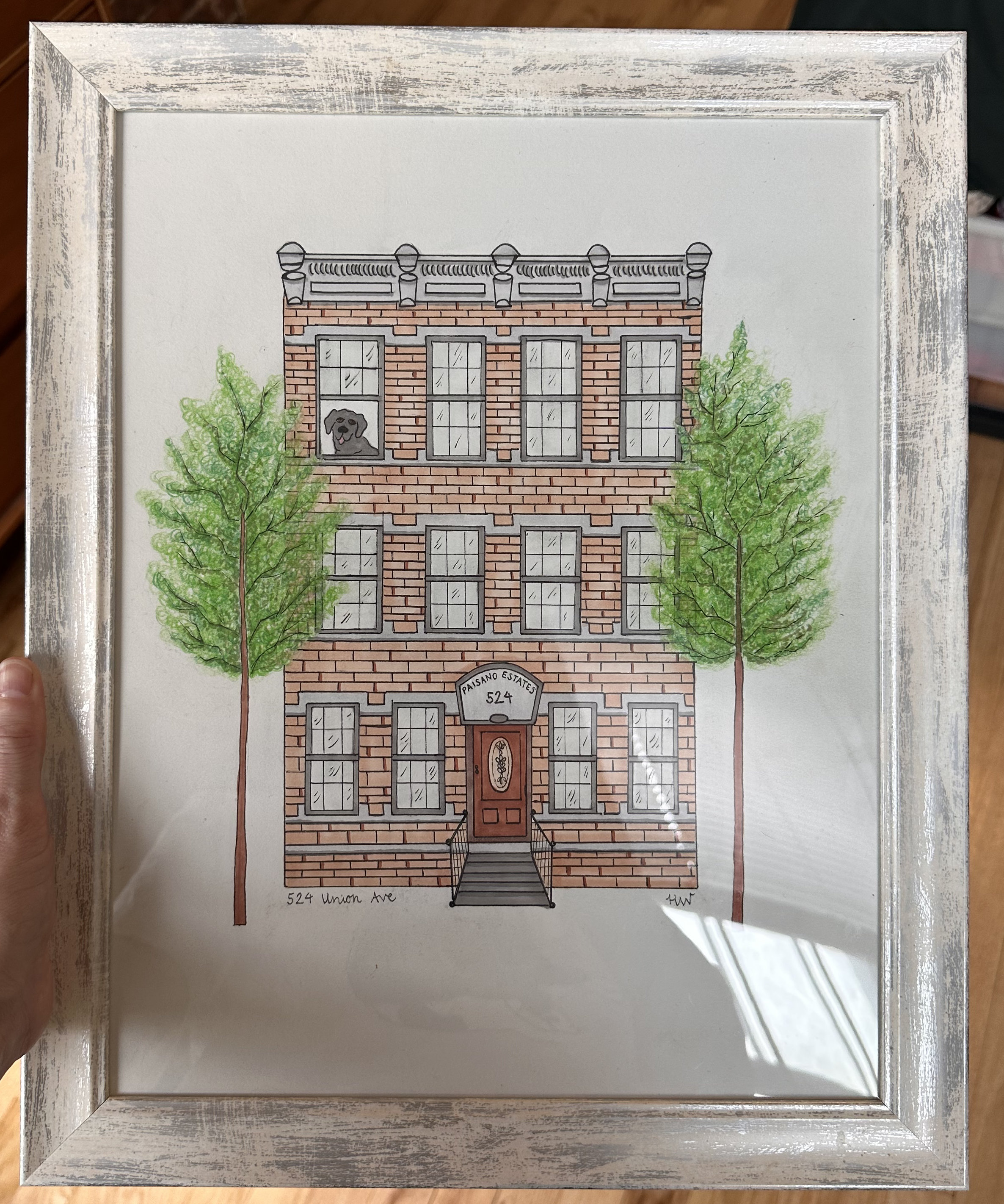 Illustrated Sketched Home Drawing - Etsy