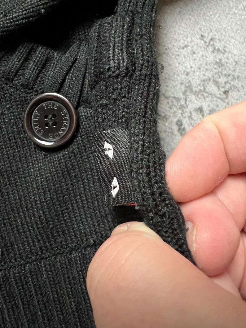 2005 Cosmic Debris Emily the Strange Bad Kitty Zip-up Hoodie Zipper ...