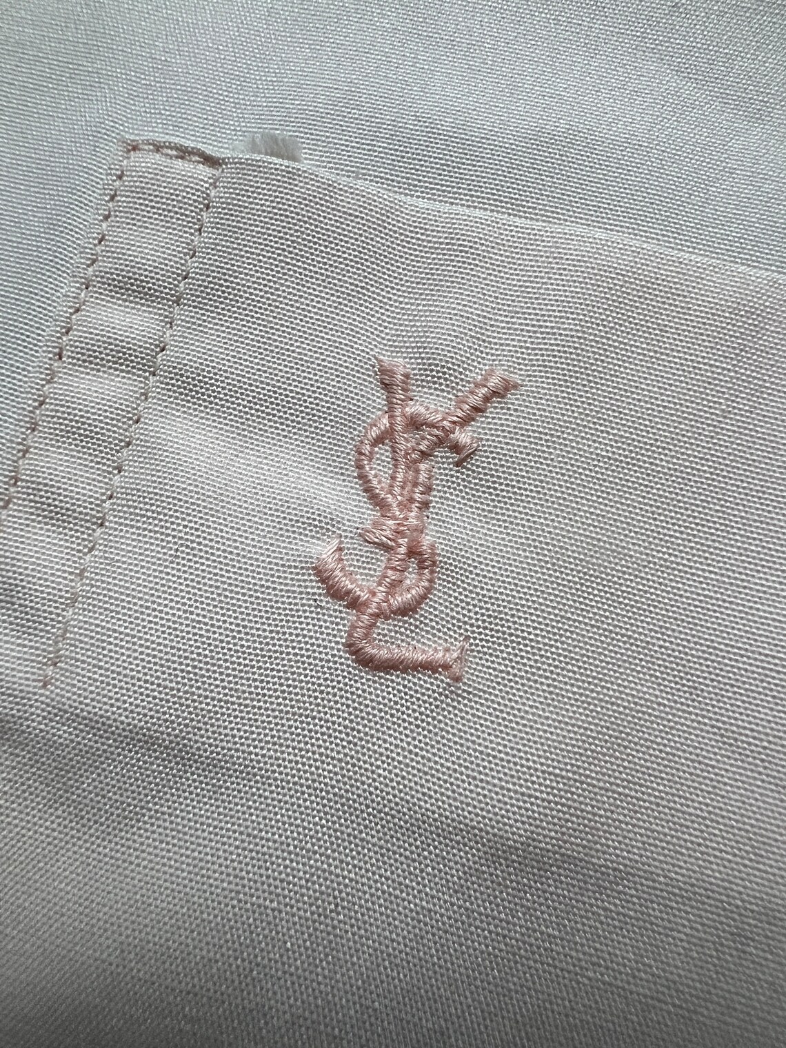 YSL Shirt Cotton Yves Saint Laurent Summer Shirtsleeve 90s - Etsy
