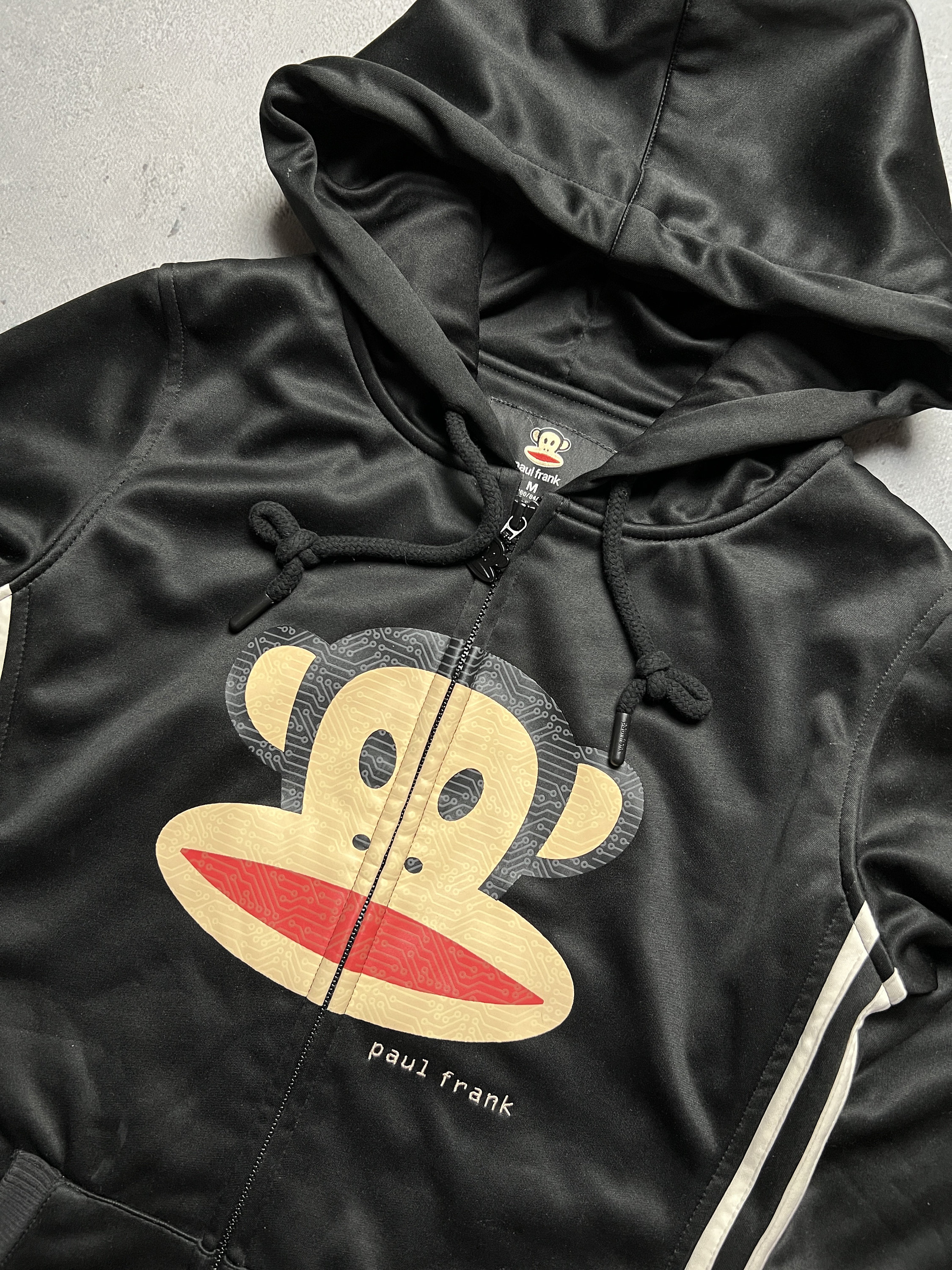 Paul Frank Zip-up Long Hoodie Big Logo Rare Item USA - Etsy