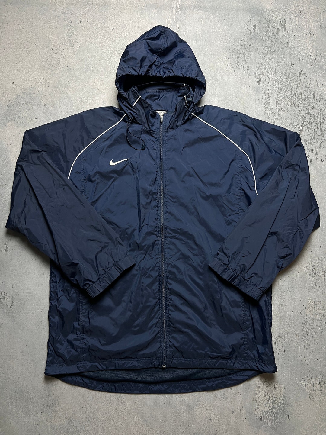 Nike Vintage Big Logo Track Long Jacket Zip Y2k 90s Rare USA - Etsy