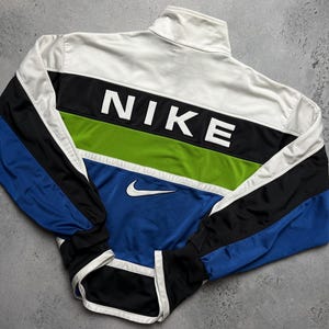 Nike Vintage Zipper Jacket Central Swoosh Logo Y2k 90s - Etsy