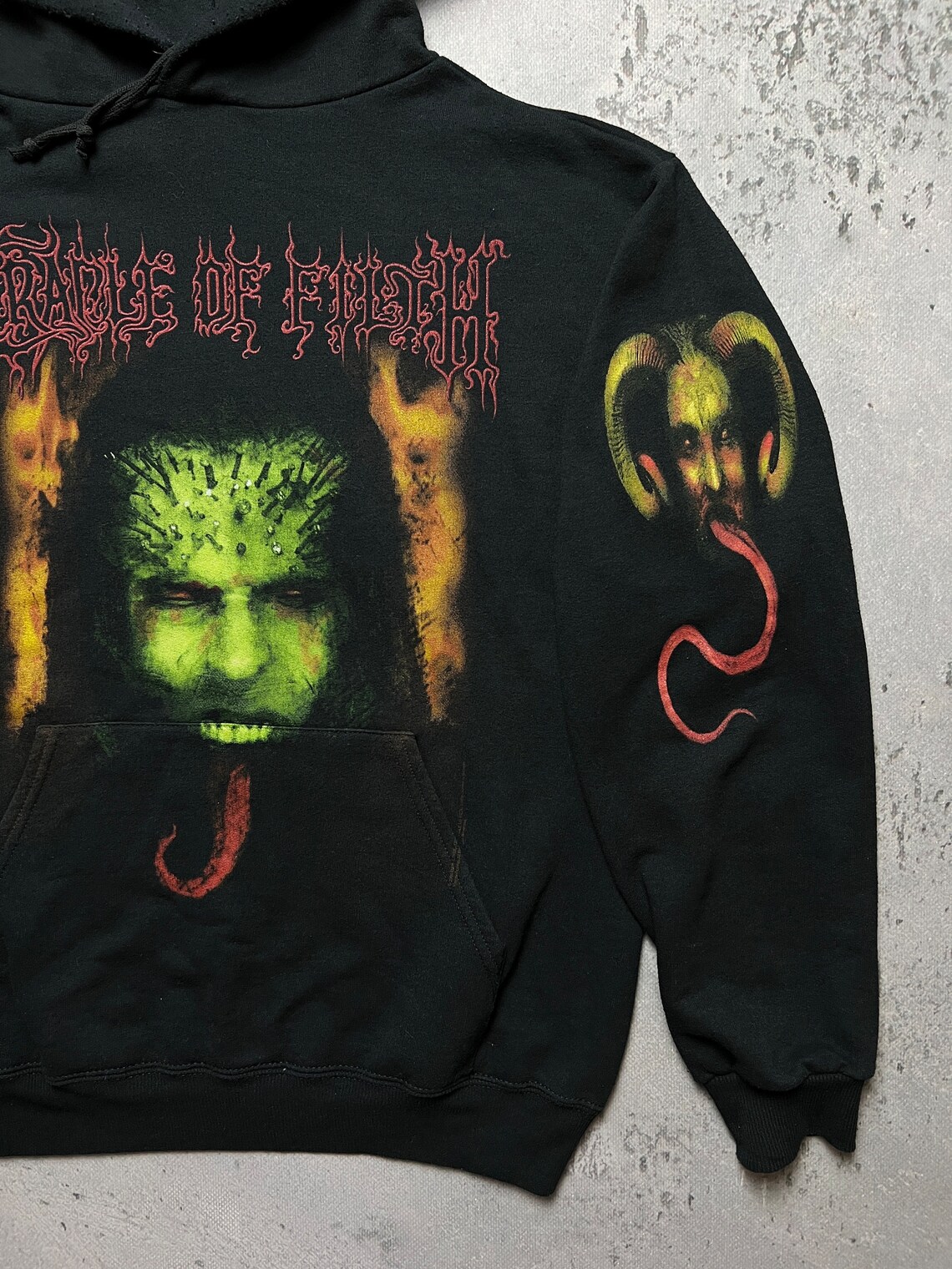 Cradle of Filth Evil Eve Pleaser Hoodie Vintage Rare 00s 90s - Etsy